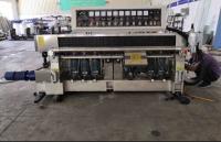 China 12 Spindles Glass Straight Line Edging Machine 60mm Min Glass Size 3-20mm Thickness for sale