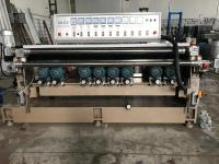 China Vertical PLC Control Wool Wheel Glass Straight Line Edging Machine for Glass Grinding for sale