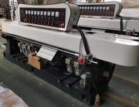 China Glass Straight Edging Machine Type PLC Control System 9 Motors Automatic Glass Polishing for sale