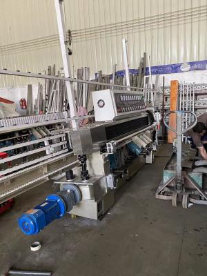 China 9 Motor Vertical Glass Edge Beveling Polishing Grinding Machine CE 150mm for sale