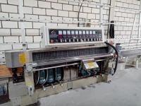 China 9 Motor Vertical Glass Edge Beveling Polishing Grinding Machine CE 150mm for sale
