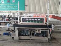 China 9 Motor Vertical Glass Edge Beveling Polishing Grinding Machine CE 150mm for sale