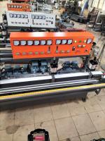 China Horizontal Structure PLC Control System Glass Edging Machine Glass Polishing Machine for sale