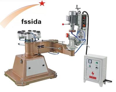 China Industrial Glass Shaped Edge Grinding Polishing Machine 40mm Bevel Width 380V 3KW for sale