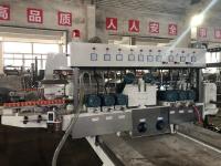 China Horizontal Glass Washing Machine 16 Spindles 1200mm Width for Straight Line Round Double Edging for sale