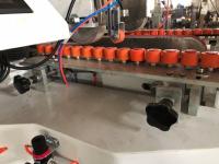 China Horizontal Glass Washing Machine 16 Spindles 1200mm Width for Straight Line Round Double Edging for sale