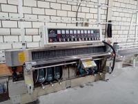 China Foshan Star 9 Wheels Glass Straight Line Edger Machine 0.6-8m/min for 3-20mm Glass Thickness for sale