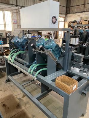 China 800kg Portable CNC Glass Grooving Polishing Beveling Machine 380V 8kW for Bottom Edge Grinding for sale