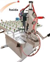 China Foshan Star Glass Corner Grinding Machine 200mm Size 3-25mm Thickness 1.5kw Power for sale