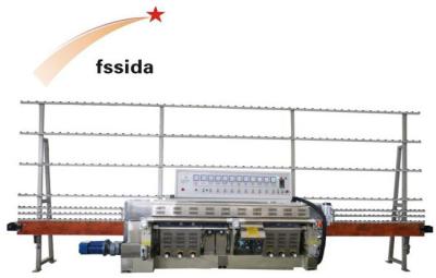 China Glass Straight Line Round Edging Machine 8 Motor ST811 3300kg 20.5kW for sale