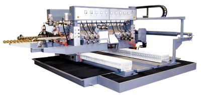 China Double Edge Glass Grinding Machine 20 Spindles 2500mm Width for High Speed Polishing for sale