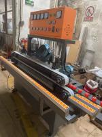 China Horizontal Automatic Glass Edge Grinding Polishing Machine 5 Motors 380V 3-12mm Glass Thickness for sale