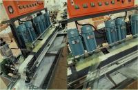 China 800kg Glass Straight Edging Machine 8 Motors Bevel Width 25mm for Polishing Straight Line Glass for sale