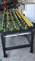 China Low-E Film Removal Manual Glass Edging Machine Two Resin Wheels 160x21x32mm 380V for sale
