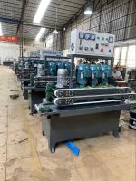 China 4 Motor Glass Straight Line Miter Pencil Edging and Polishing Machine 380V 8kW for sale