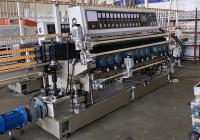 China Grinding Chamfering Glass ST9325E Motor Straight Line Edging Machine with PLC Control for sale