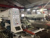 China Double Side Glass Edging Polishing Machine Line 4400x4400x1800mm 20 Grinding Heads for sale
