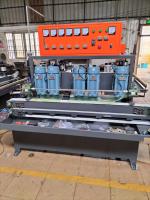 China 600Wx2 Water Pump Motor Glass Beveling Edge Polishing Machine 0-45 Degree Bevel Angle 2-20mm Thickness for sale