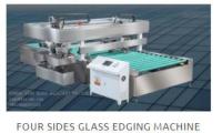 China PLC Control Glass Edging Machine for Automatic Four Side Polishing 4-10 mm Glass 380V for sale