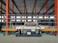China PLC Control 9 Spindles Glass Straight Edging Machine 3-20mm Thickness 22kw for Polishing and Grinding for sale