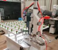 China Manual Glass Corner Polishing Grinding Machine 1700x1000x1600mm 1.5kw for Easy Installation for sale