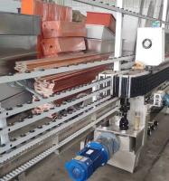 China 9 Motor Glass Straight Line Edging Machine 3-20mm Thickness 18.75kw for sale