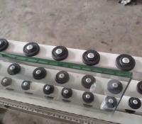 China 9 Motor Glass Straight Line Edging Machine 3-20mm Thickness 18.75kw for sale