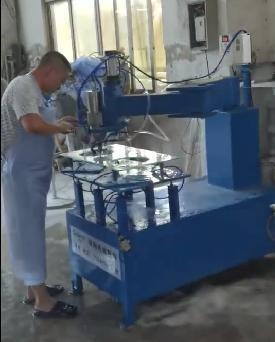 China Foshan Star Manual Glass Inner Circle Grinding Machine 1300x500x1600mm 380V for Gas Stoves for sale