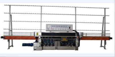 China 9 Motors 4 Layer Waterproof Brush Digital Display Glass Thickness Straight Line Edging Machine 3-20mm for sale