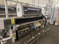 China 9 Motors 4 Layer Waterproof Brush Digital Display Glass Thickness Straight Line Edging Machine 3-20mm for sale