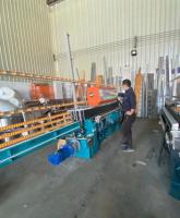 China 9 Motors Flat Glass Straight Line Edging Machine 3-20mm Thickness 0.6-6.0m/min Speed for sale