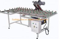 China Glass Belt Grinding Machine 380V 3Phase Dual Sanding Belts for Glass Edge Coarse Grinding for sale