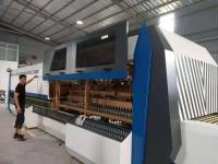 China Flat Glass Tempering Furnace with Convection System 1830x2440mm 4-19mm Glass Thickness for sale