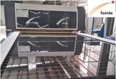 China Flat Glass Tempering Furnace Horizontal Structure 2440x4220mm 5-19mm for sale