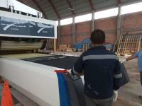 China Horizontal Glass Tempering Furnace STG-ABQ2442-4T 600kW CE Certified Flat and Bend Glass Processing for sale