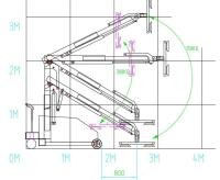 China 24V DC Electric Mobile Glass Lifting Crane with Customization Option and Vacuum System for sale