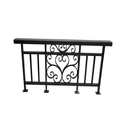 China Customized Protective Aluminum Rail For Balustrades Handrails In Modern Black for sale