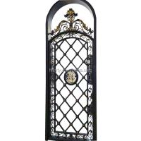 China Commercial Forged Wrought Iron Gate For Backyard Q235 Steel Customized for sale