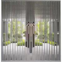 China 304ss Aluminum Privacy Railing Security Slat Parapet Fence Balusters for sale