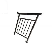 China Certified Hot Dip Galvanizing Iron Indoor Veranda Railing Flooring Mounted For Iron Railing for sale