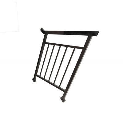 China Certified Hot Dip Galvanizing Iron Indoor Veranda Railing Flooring Mounted For Iron Railing for sale