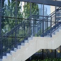 China Certified Hot Dip Galvanizing Iron Indoor Veranda Railing Flooring Mounted For Iron Railing for sale
