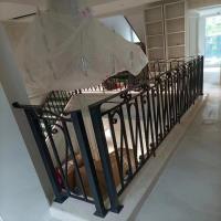 China Iron Steel Handrail Balustrade And Balcony Railing Manufacturers for sale
