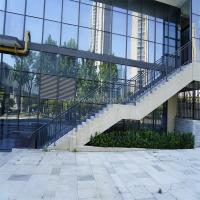 China External Wrought Iron Stair Handrail Banisters And Railings For Commercial Buildings for sale