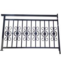 China Porch Exterior Metal Stair Handrail Outdoor Residential Aluminum Railings Balustrade for sale