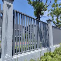 China Balustrades Handrails Galvanized Temporary Metal Steel Fence with Black for sale