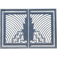 China Australia Style Courtyard Wall Gate With Sliding Open Design Customizable Size for sale