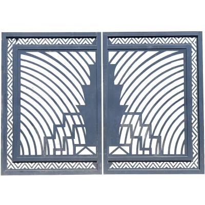 China Australia Style Courtyard Wall Gate With Sliding Open Design Customizable Size for sale