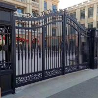 China Australia Style Courtyard Wall Gate With Sliding Open Design Customizable Size for sale