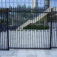 China Infrastructure Two Rail Aluminum Fence Powder Coated Aluminium Balustrade for sale